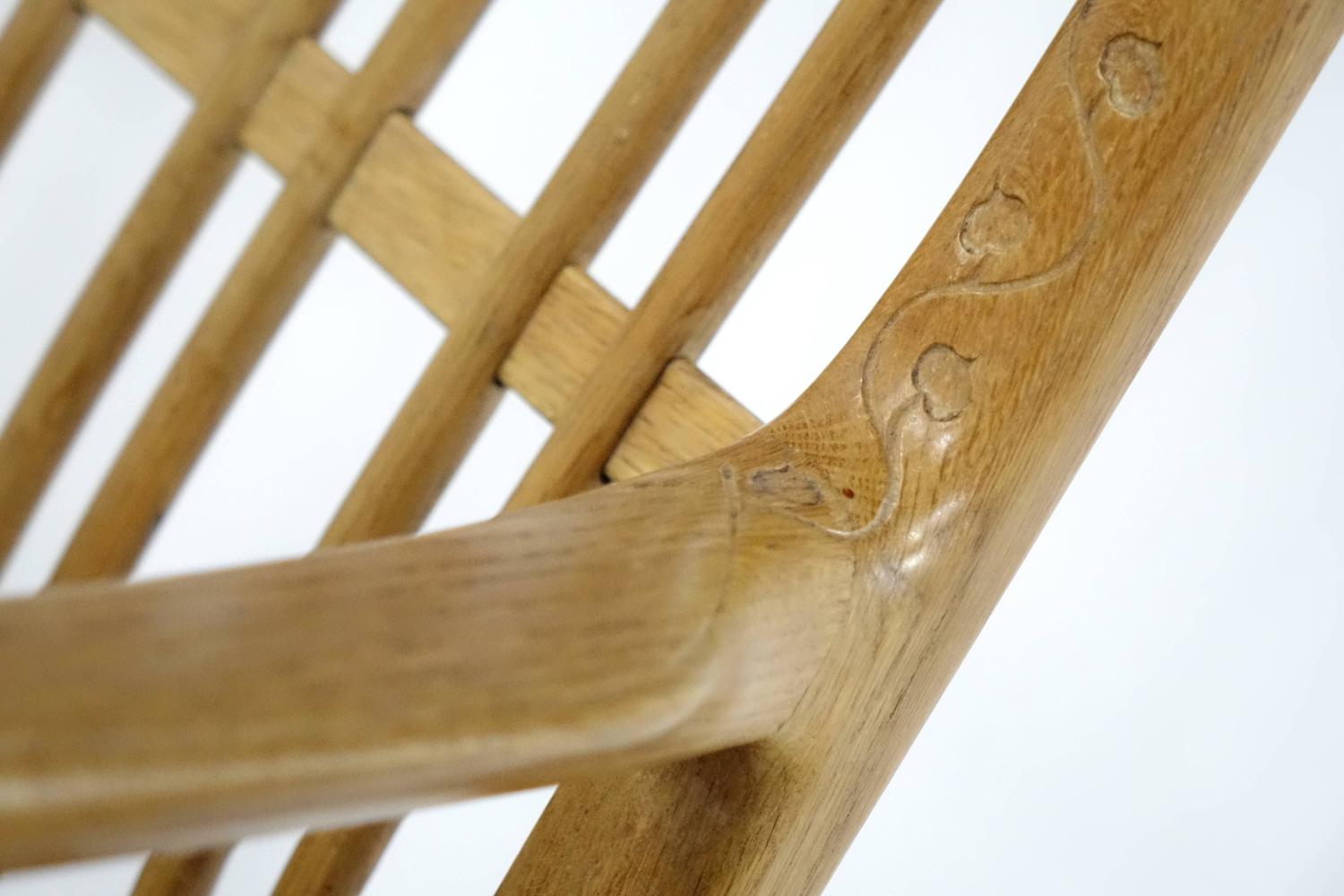 Hans J. Wegner 1. Edition ML-33 Rocking Chair and Carvings, 1940 Mikael ...