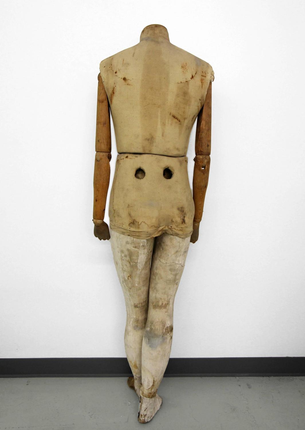 Early 20th Century Antique Wooden Articulated Mannequin at 1stdibs