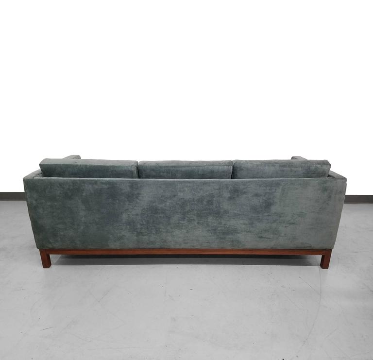 Mid-Century Tuxedo Sofa by Milo Baughman at 1stDibs