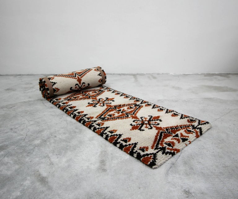 Scandinavian Danish Midcentury Rya Runner Rug For Sale at 1stDibs