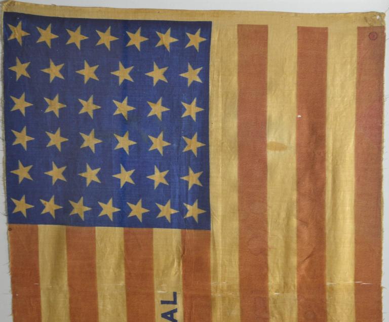 38 Star Centennial Flag, 1876 at 1stDibs
