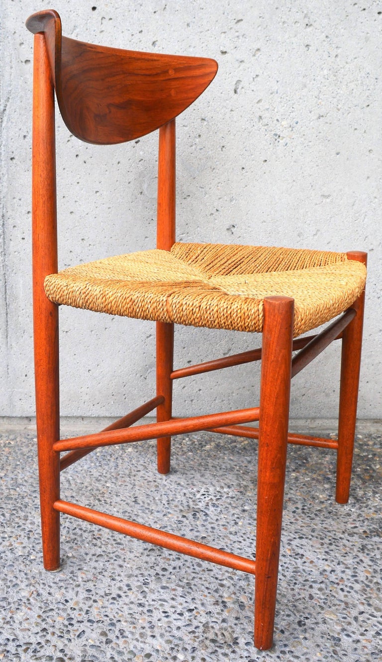 Set of Six Teak Hvidt and Mølgaard Model 316 Dining Chairs with ...