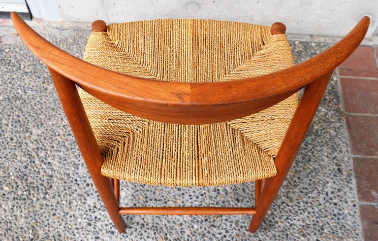 Set of Six Teak Hvidt and Mølgaard Model 316 Dining Chairs with ...