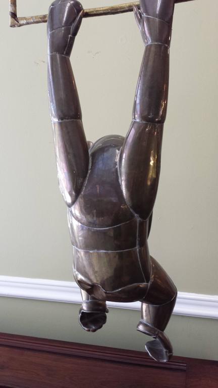 Large Brass and Copper Monkey by Sergio Bustamante, 1960s at 1stDibs