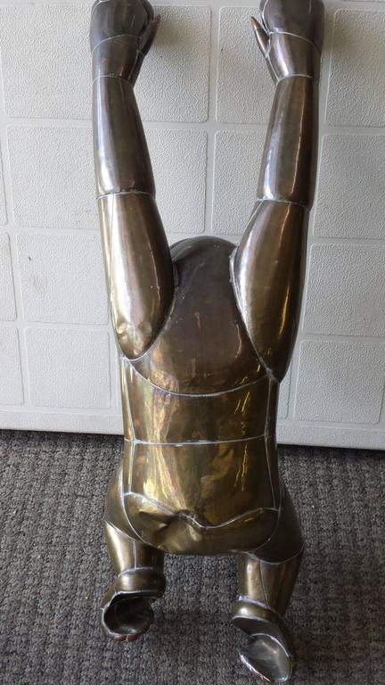 Large Brass and Copper Monkey by Sergio Bustamante, 1960s at 1stDibs
