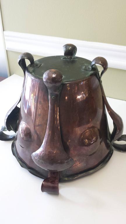 British Arts and Crafts Hand-Wrought Copper Jardinière by William ...
