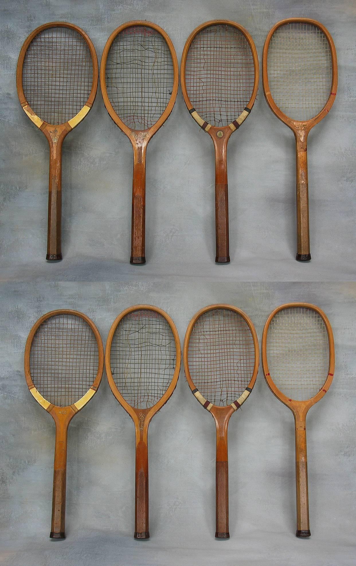 Lot of Four Antique and Vintage Tennis Rackets, All Circa 1920s at ...
