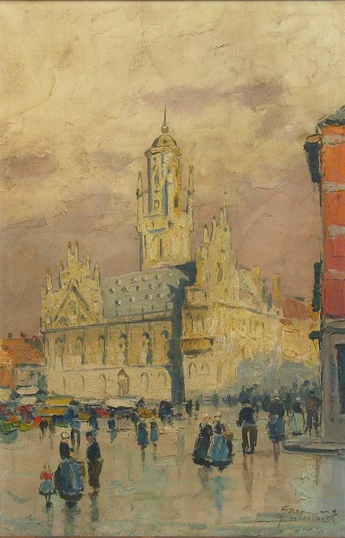 Gerhard Cohn Roemers, Oil on Canvas Painting For Sale at 1stDibs