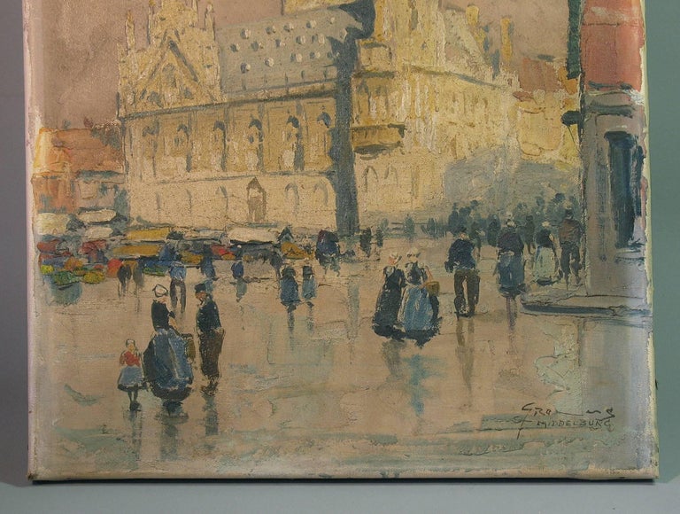 Gerhard Cohn Roemers, Oil on Canvas Painting For Sale at 1stDibs
