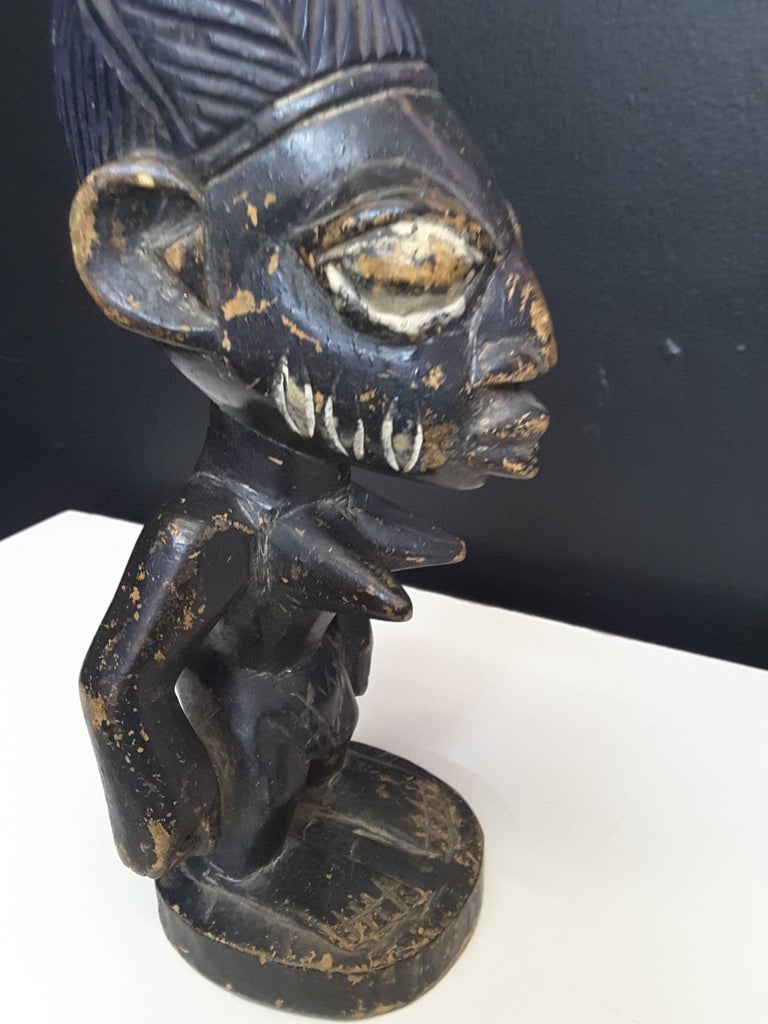 Pair of Yoruba Culture Ibeji 'Nigeria' Statues For Sale at 1stDibs