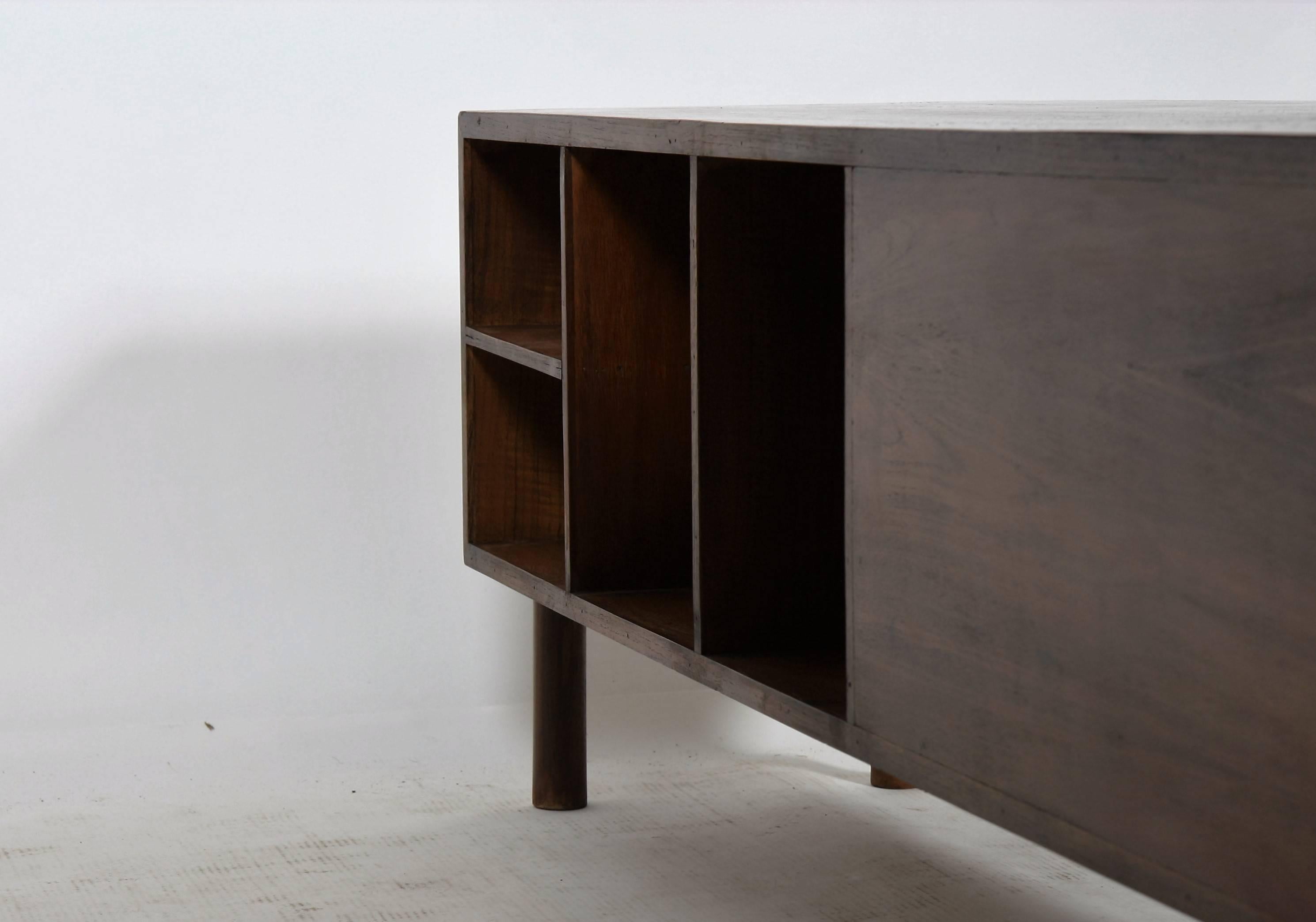 Pierre Jeanneret Rare and Exceptional Administrative Office Desk at 1stDibs