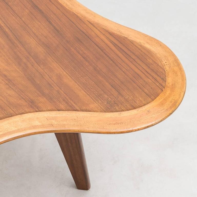 Neil Morris Walnut Cloud Table, Neil Morris of Glasgow, UK, 1947 at ...