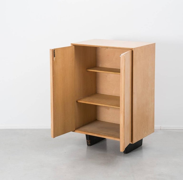 1930s Birch Ply Cabinet, De Bijenkorf, Holland, 1940s at 1stDibs