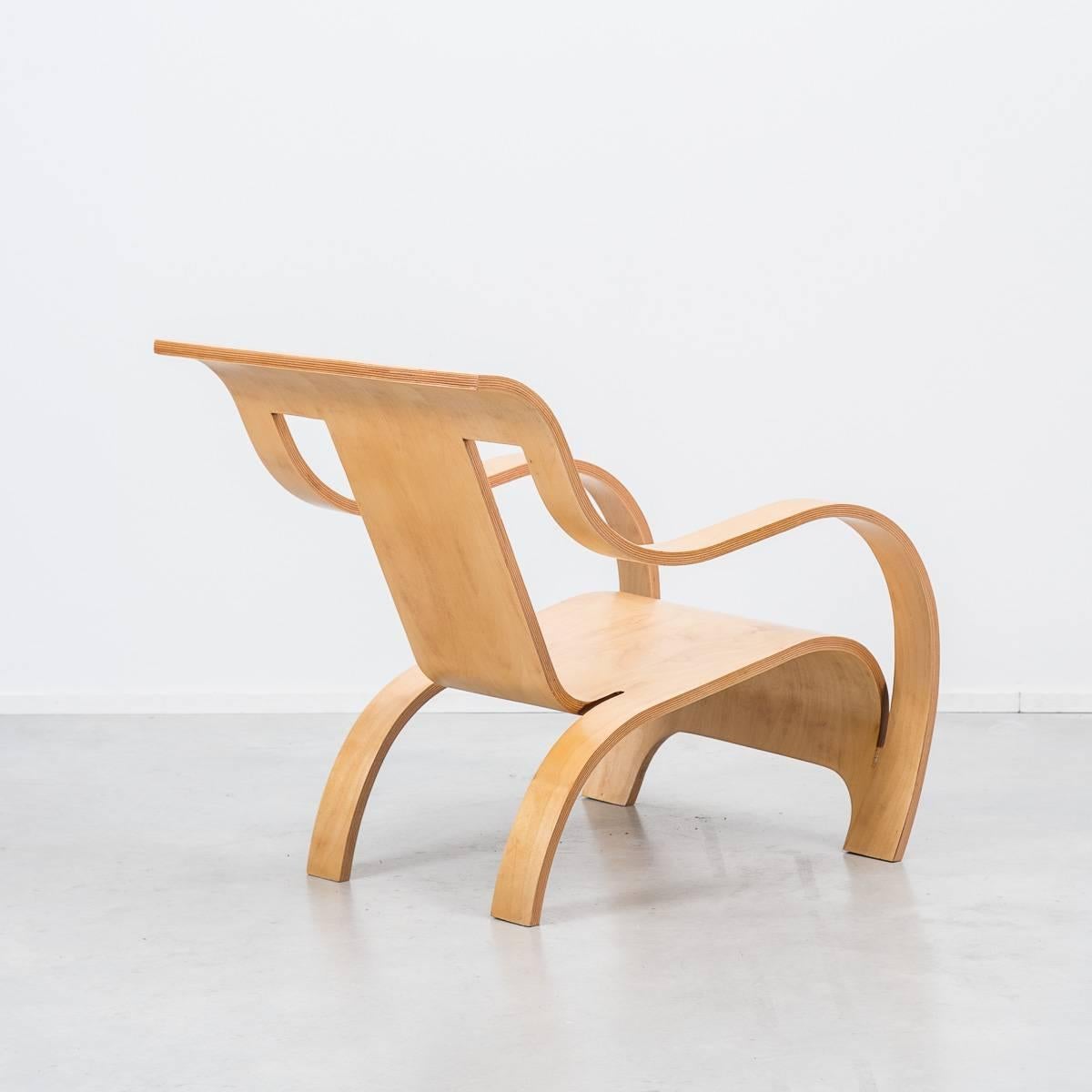 Gerald Summers Plywood Chair Italian Re-Edition, 1998 at 1stDibs ...