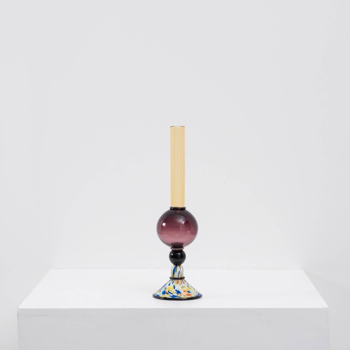 Peter Shire “Lake Como” Vase for Ponti Vivarani at 1stDibs | peter ponti