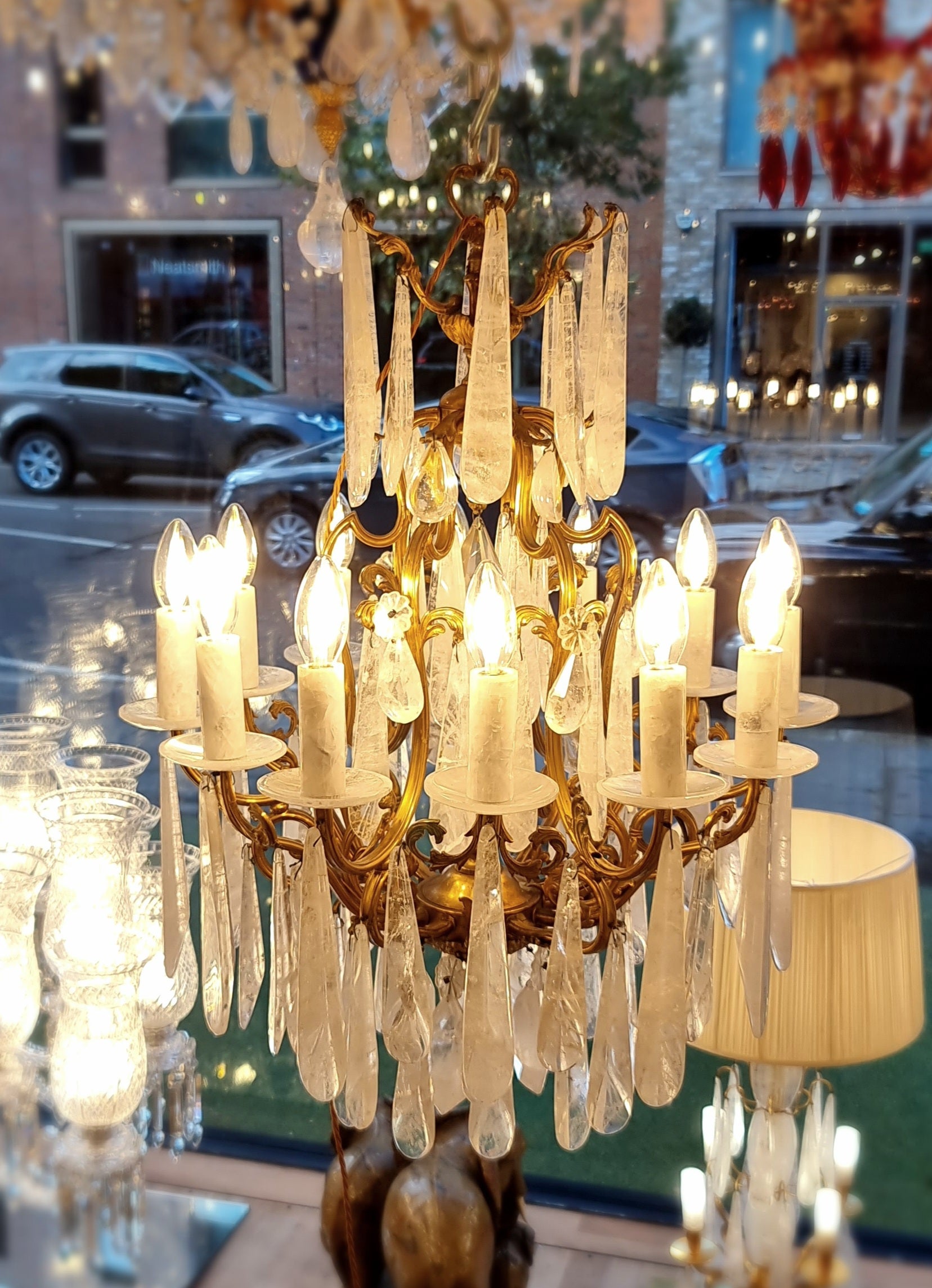 Unique Important George Hoentschel French Rock Crystal and Gilt Bronze ...