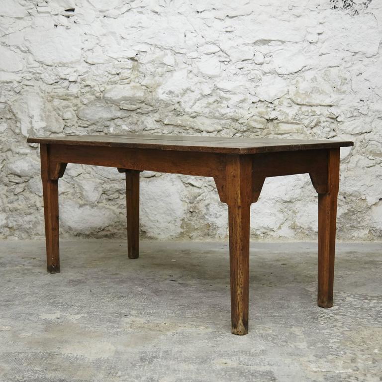 Wooden Catalan Dining Table at 1stDibs