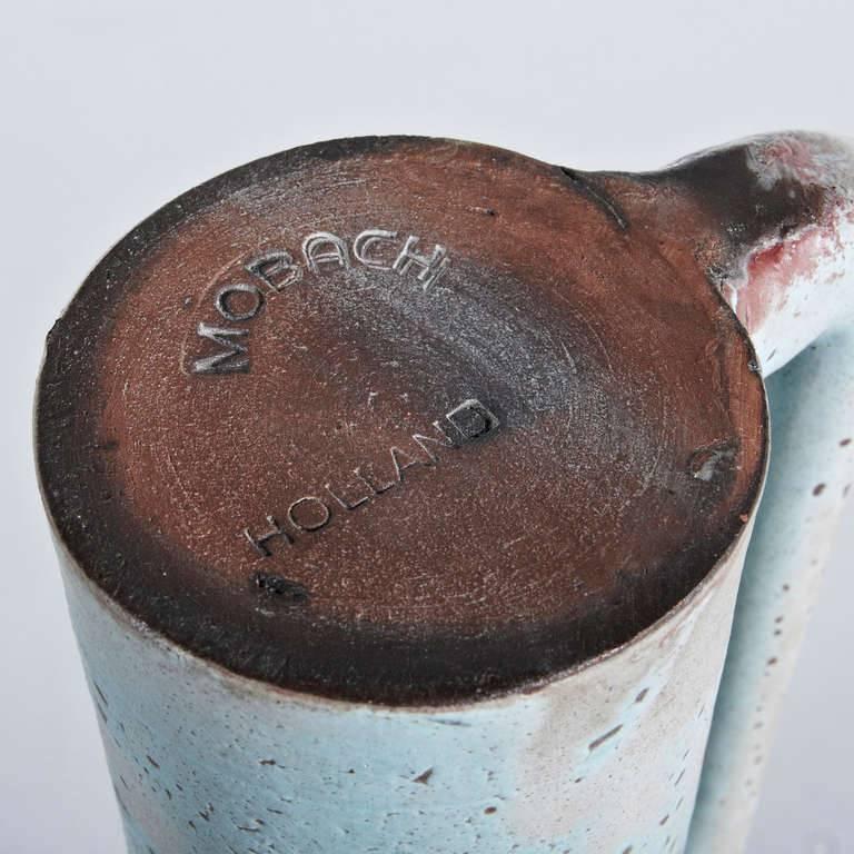 Mobach Ceramic Vase, circa 1950 For Sale at 1stDibs