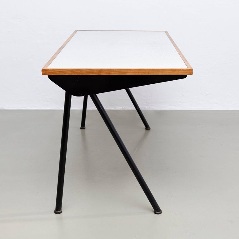 Jean Prouvé Compass Desk For Sale at 1stDibs