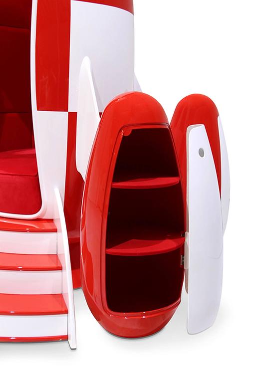 Children Rocket Chair in Fiber Glass and Wood at 1stDibs | rocket ...