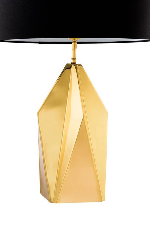 Golded Iceberg Table Lamp in Polished Brass For Sale at 1stDibs