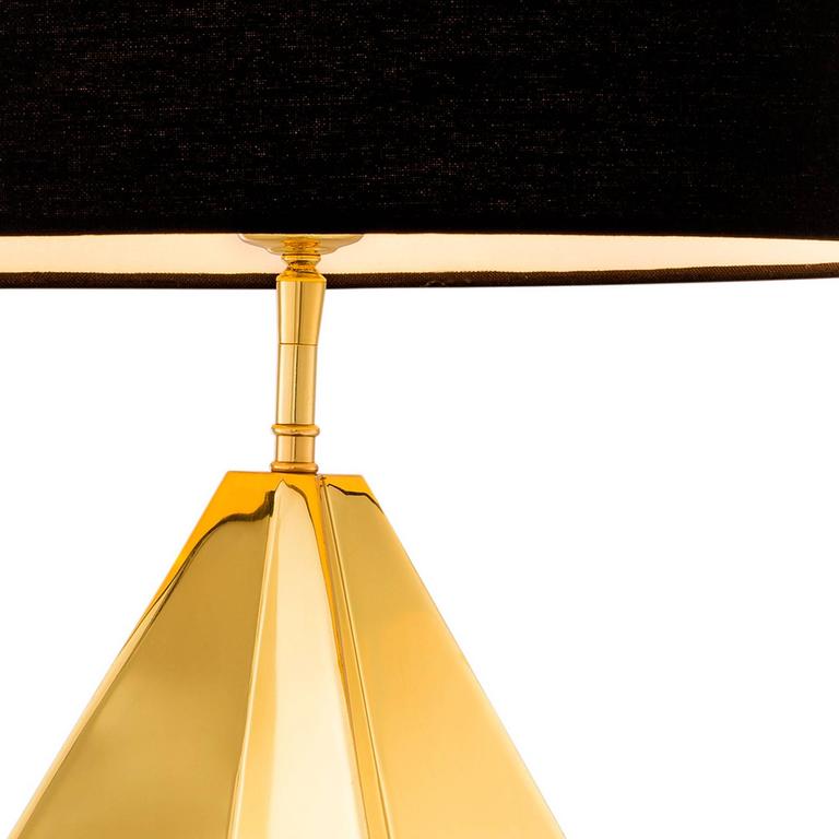 Golded Iceberg Table Lamp in Polished Brass For Sale at 1stDibs