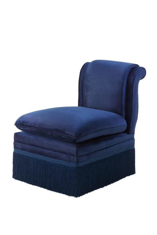 Palace Chair in Red Essex Fabric For Sale at 1stDibs