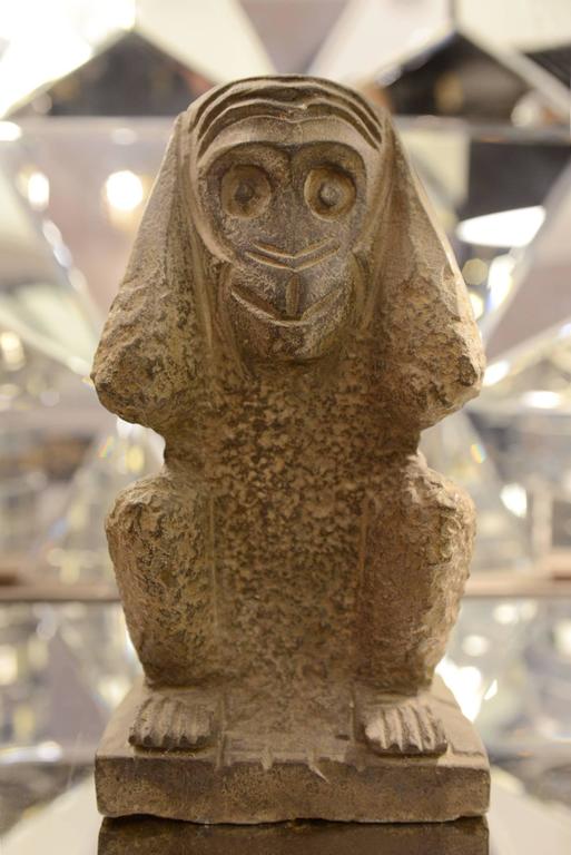 Stone Monkeys Set of Three in Stone at 1stDibs