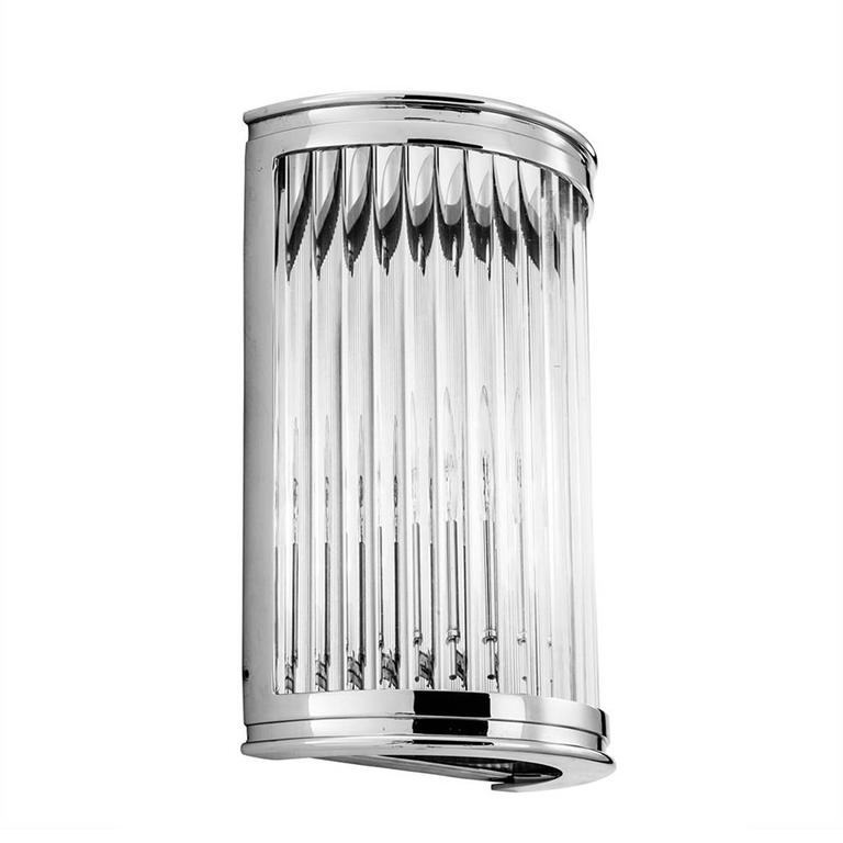 Corridor Wall Lamp in Gunmetal Finish or in Stainless Steel For Sale at ...