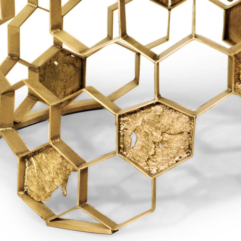 Bee Nest Coffee Table in Matte Brass Finish For Sale at 1stDibs | bee ...