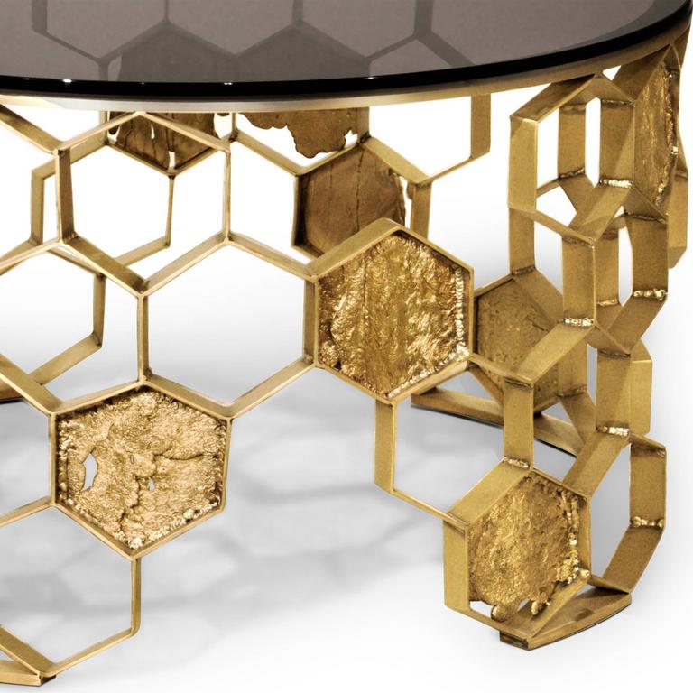 Bee Nest Coffee Table in Matte Brass Finish For Sale at 1stDibs | bee ...