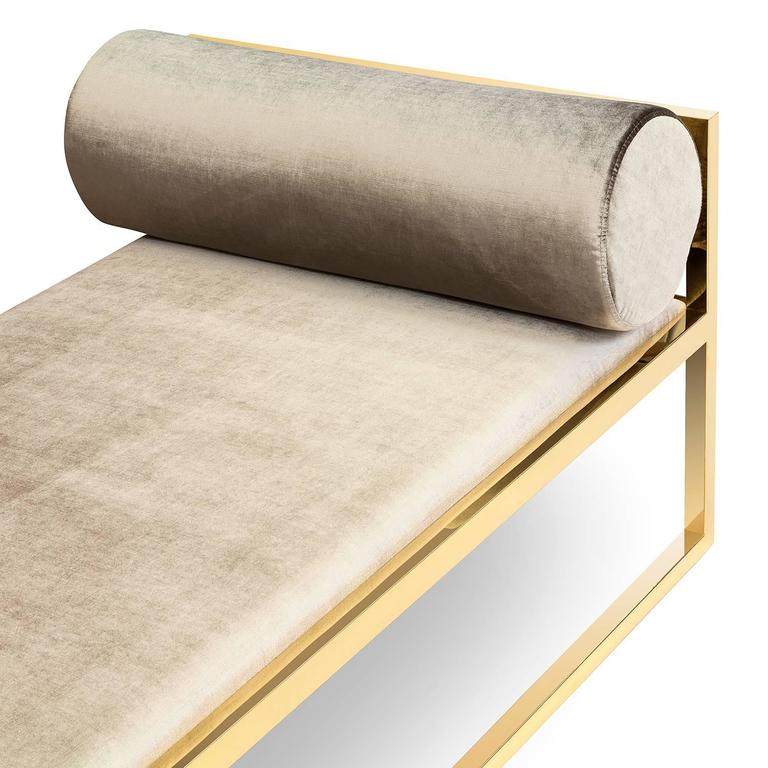 Grand Avenue Daybed in Gold Finish at 1stDibs