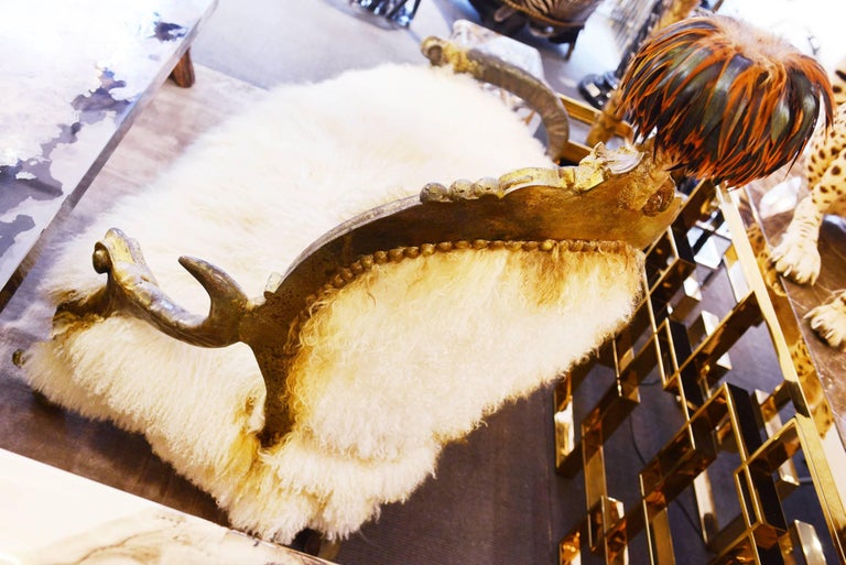 Pure Lamb Daybed in Mongolia Lamb Wool For Sale at 1stDibs