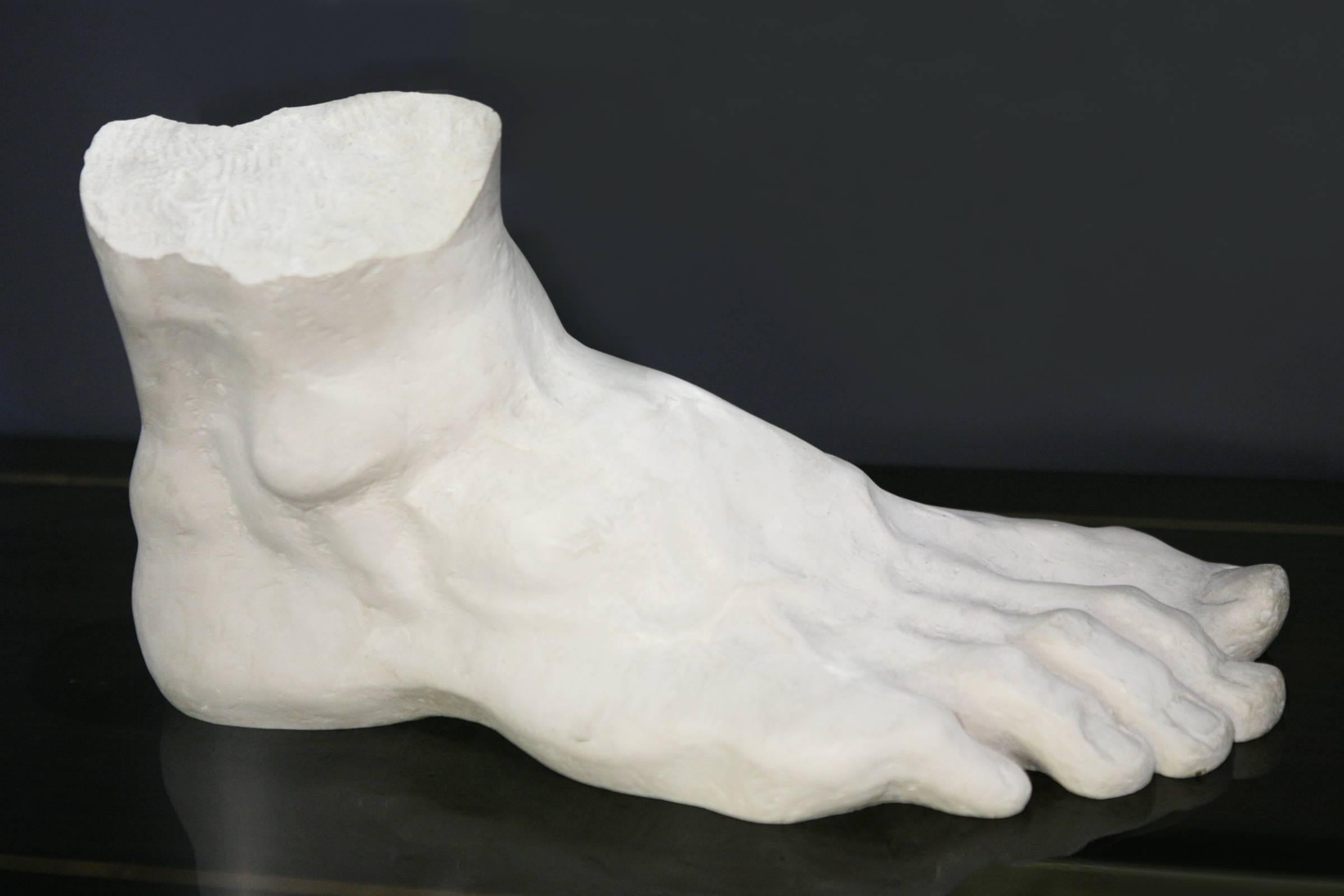 Hercule Foot Sculpture in Plaster, Made in France in 2016 at 1stDibs ...