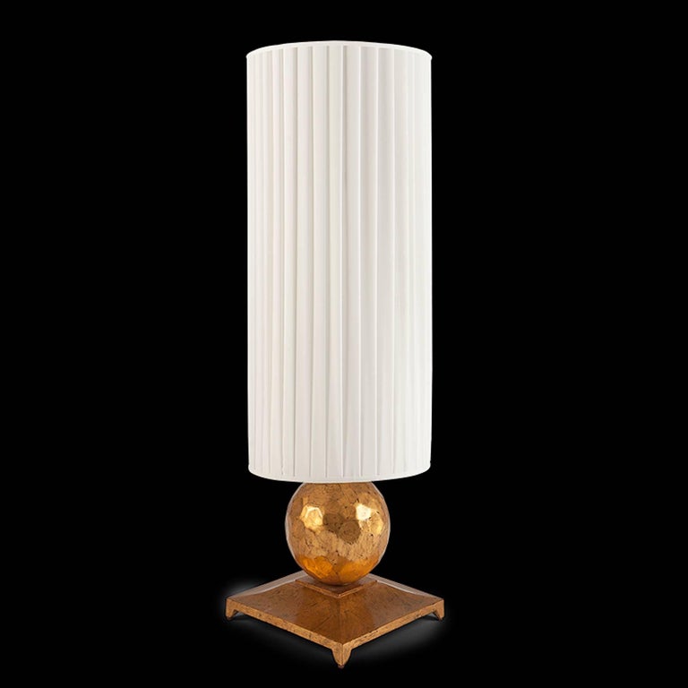 Turner Table Lamp in Oro Nero Gold Finish For Sale at 1stDibs