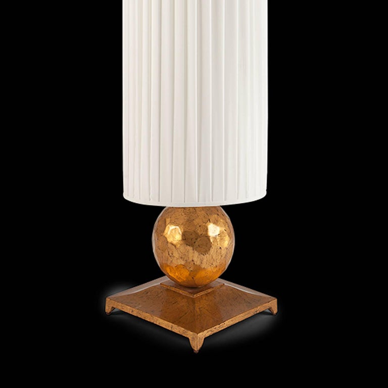 Turner Table Lamp in Oro Nero Gold Finish For Sale at 1stDibs
