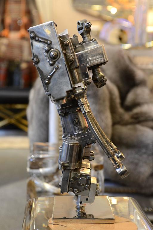 Robot Falcon 900 Sculpture Verrin For Sale at 1stDibs