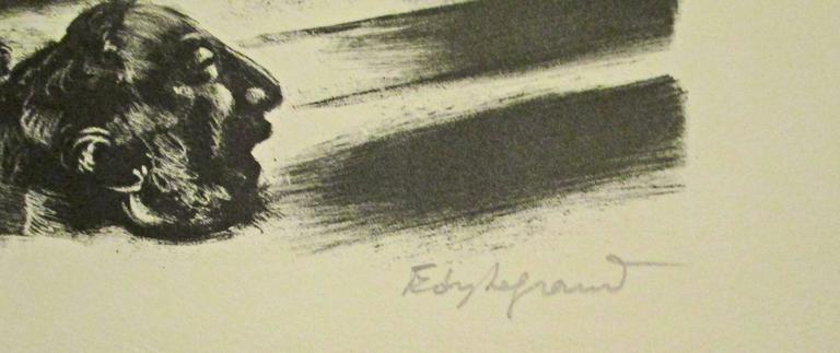 Lithograph by Edy Legrand, Circus Characters, 12/150 Signed For Sale at ...