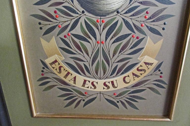 Alejandro Rangel Hidalgo Painting "Esta es su Casa" Welcome, Mexico ...