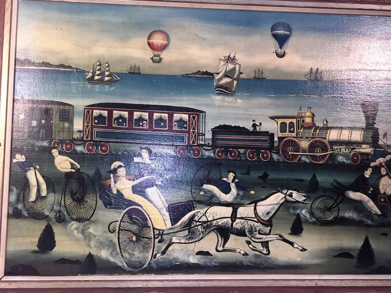 Ralph Cahoon Whimsical Mermaids Serigraph on Canvas at 1stDibs