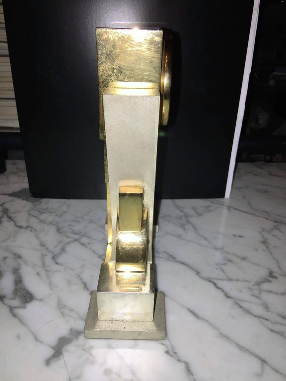 Jean Goulden Modernist Clock at 1stDibs