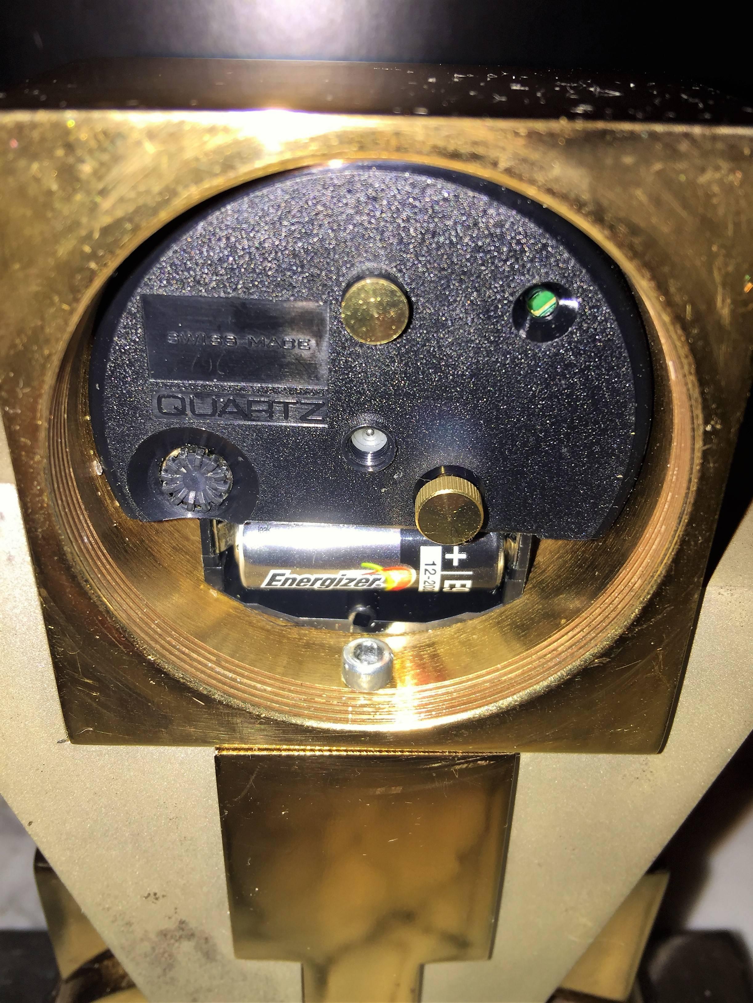 Jean Goulden Modernist Clock at 1stDibs