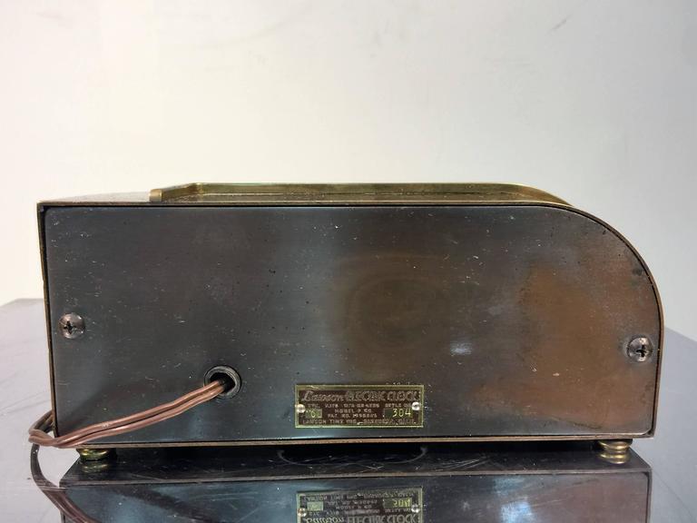 Streamline KEM Weber Art Deco Digital Clock For Sale at 1stDibs