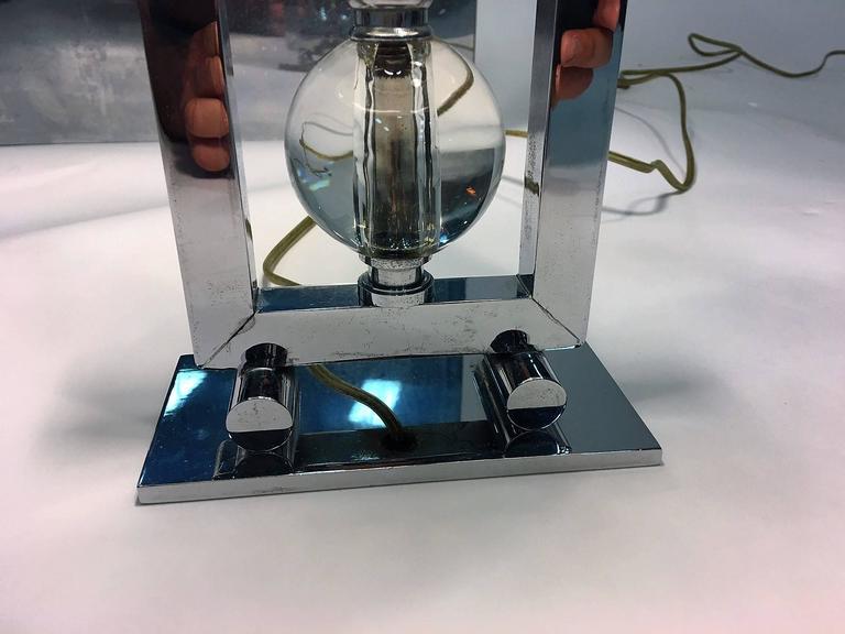 Rare Striking Art Deco Gilbert Rohde Lamp For Sale at 1stDibs