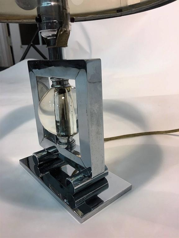 Rare Striking Art Deco Gilbert Rohde Lamp For Sale at 1stDibs