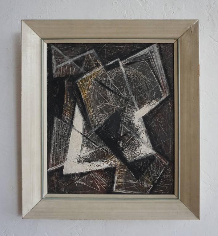 Abstract Painting on Board by Vernon Smith, 1954 at 1stDibs