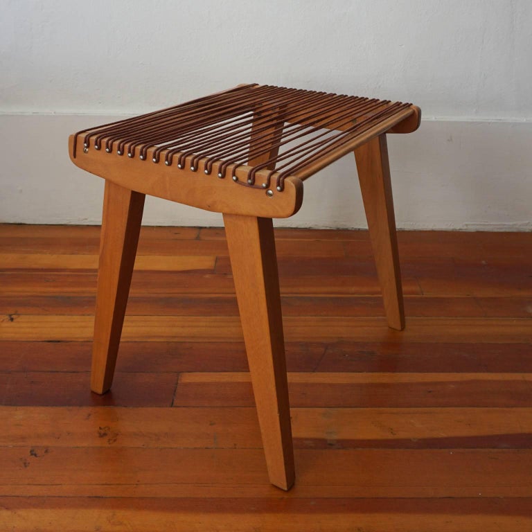 String Stool by Robert J Ellenberger for Calfab, 1950s For Sale at 1stDibs