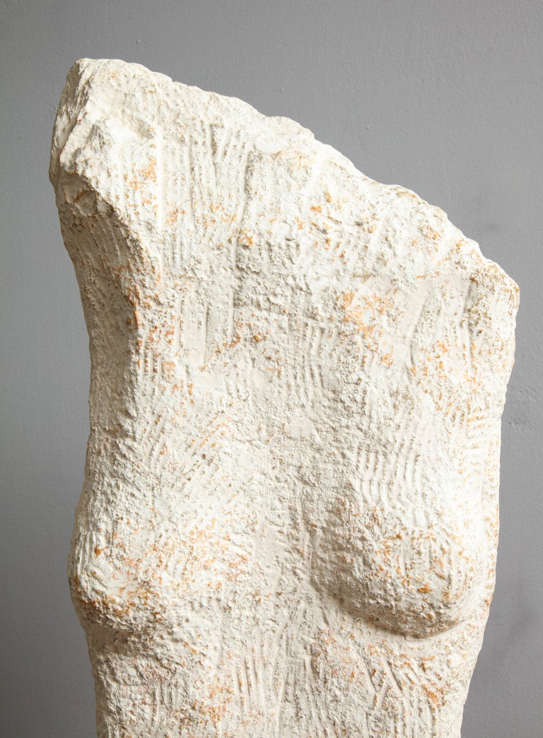Modernist Stone Sculpture of a Female Nude Torso at 1stDibs
