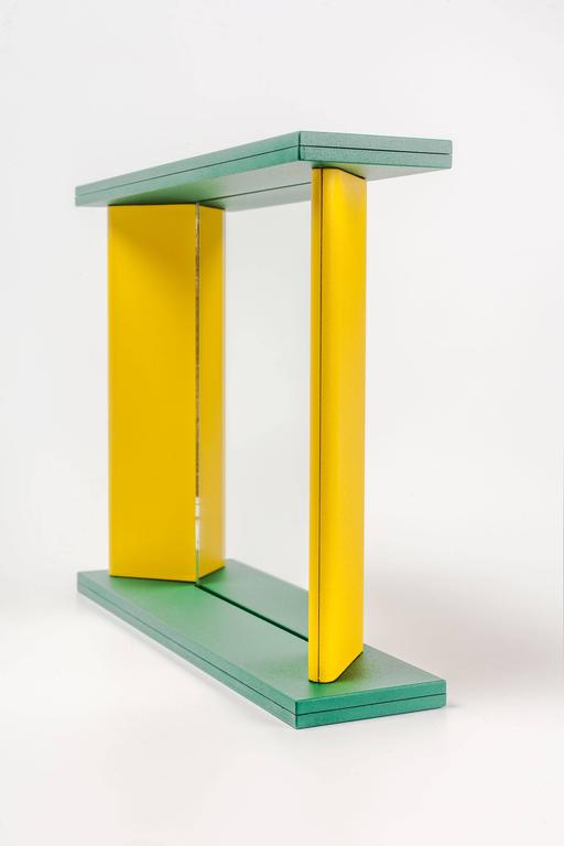 Three Memphis Table Mirrors by Marco Zanini in vibrant colors, Post ...