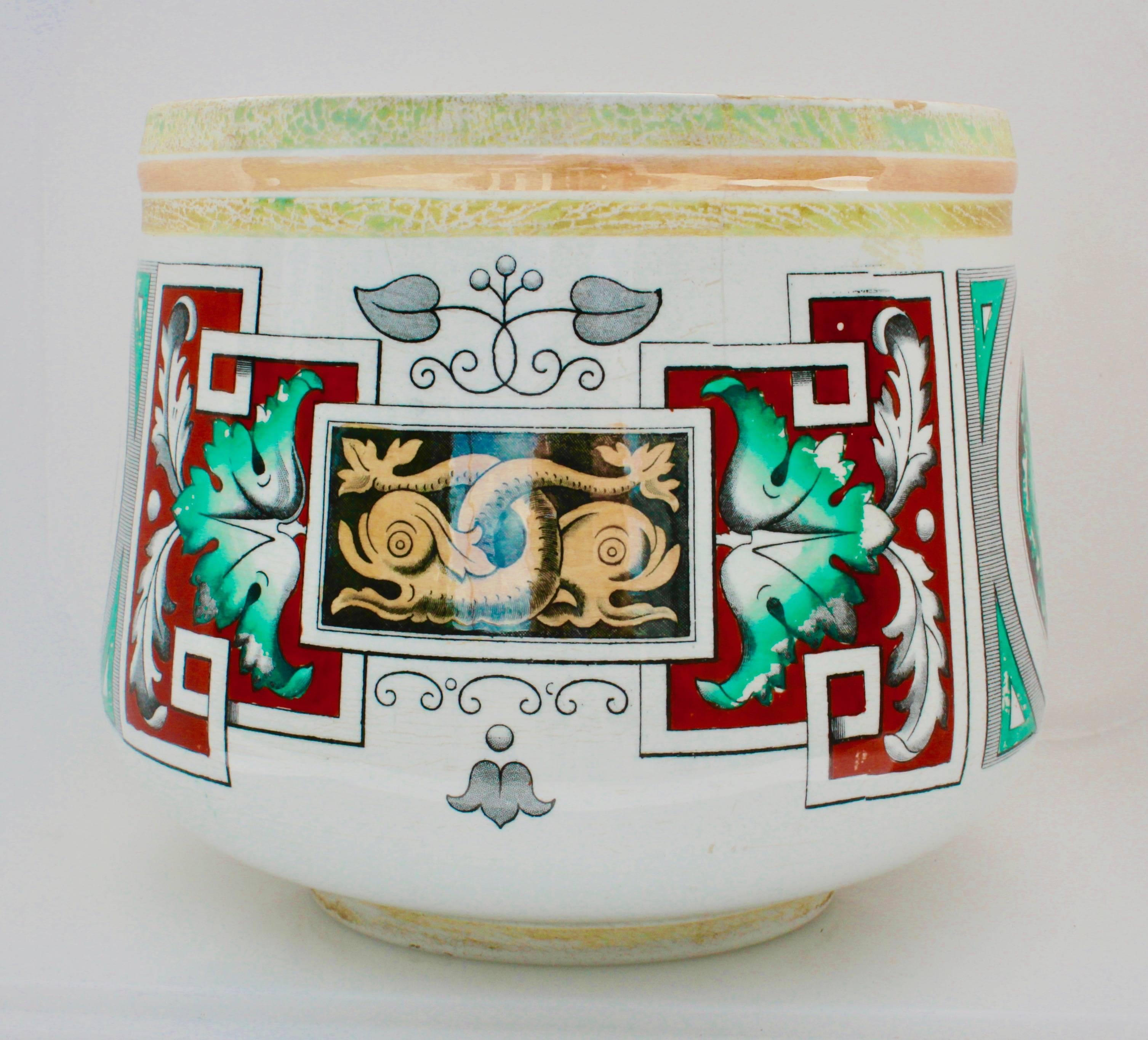 Rare and Collectable Petrus Regout Jar, circa 1870 at 1stDibs
